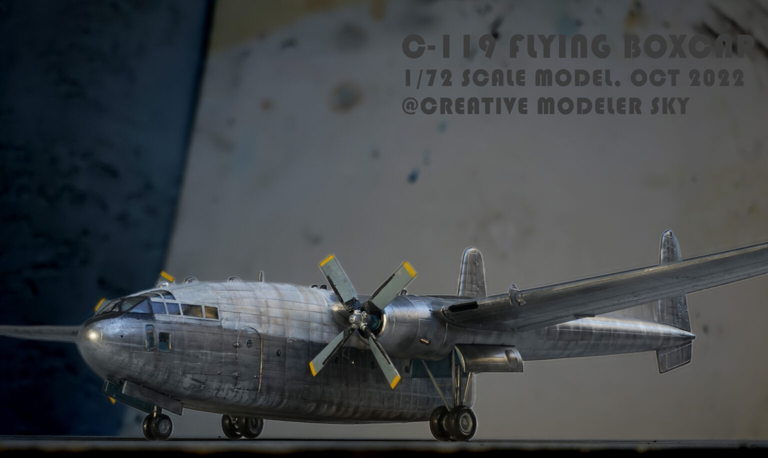 Fairchild C-119 Flying Boxcar, 1/72, Raised Panel Lines – DCS ...