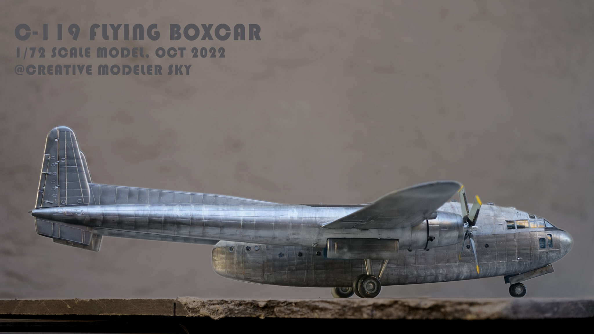Fairchild C-119 Flying Boxcar, 1/72, Raised Panel Lines – DCS ...