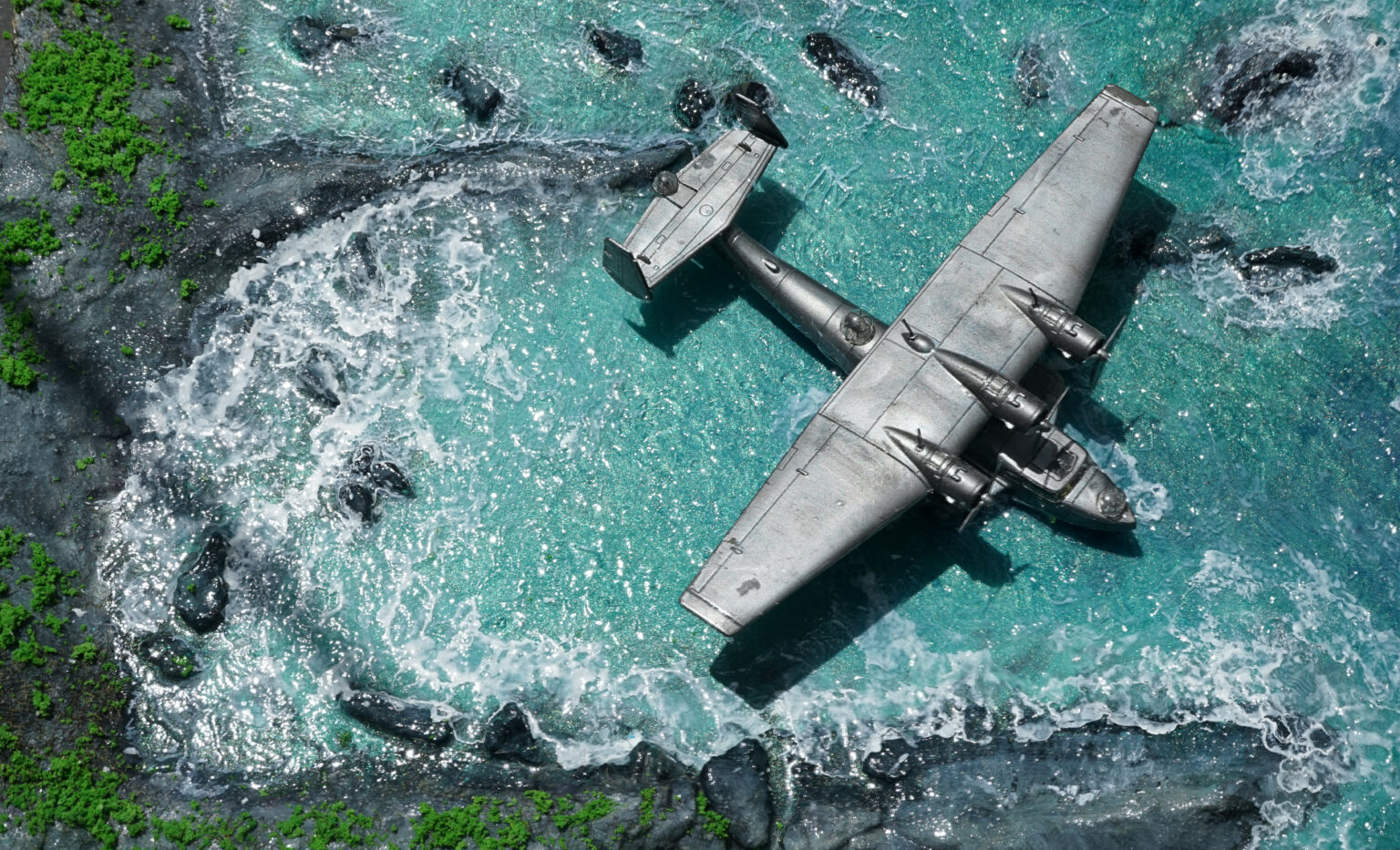 Cave Diarama, Dornier Do24T Floatplane Luftwaffe 1:144 – DCS Production | Creative Modeler Sky